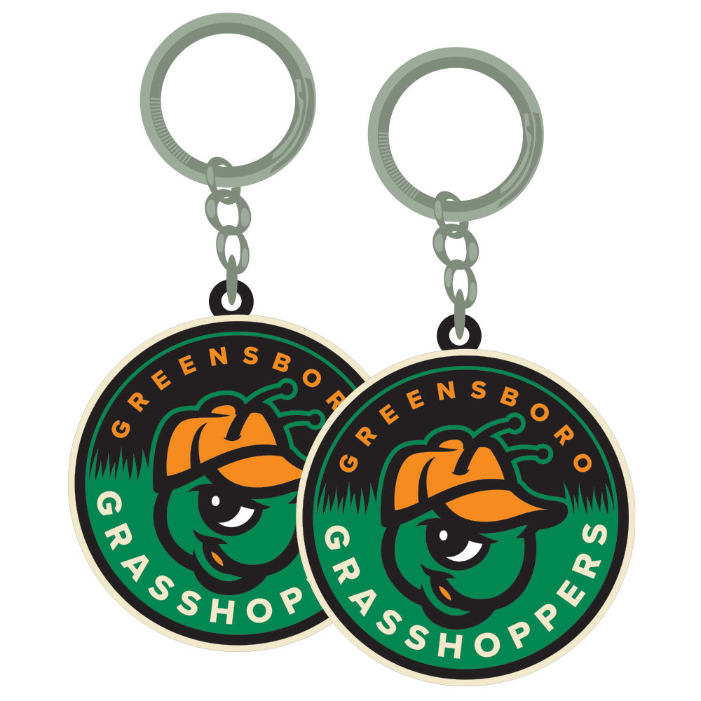 PSG Roundel PVC Keychain – Greensboro Grasshoppers